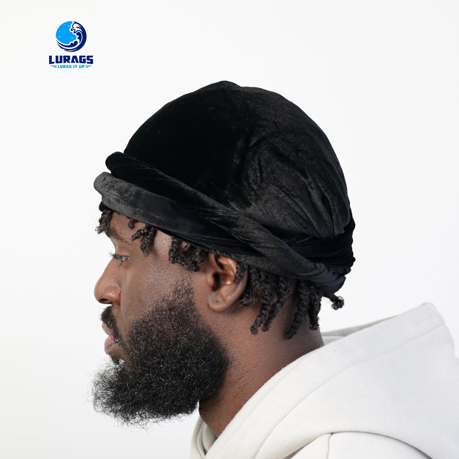 VELVET PRE-TIED HALO TURBAN – Lurags